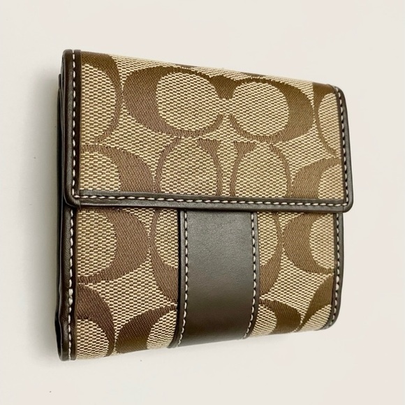Coach | Bags | Coach Signature Mini Wallet | Poshmark